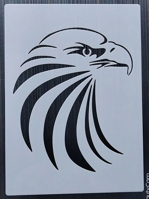 Eagle Head Stencil