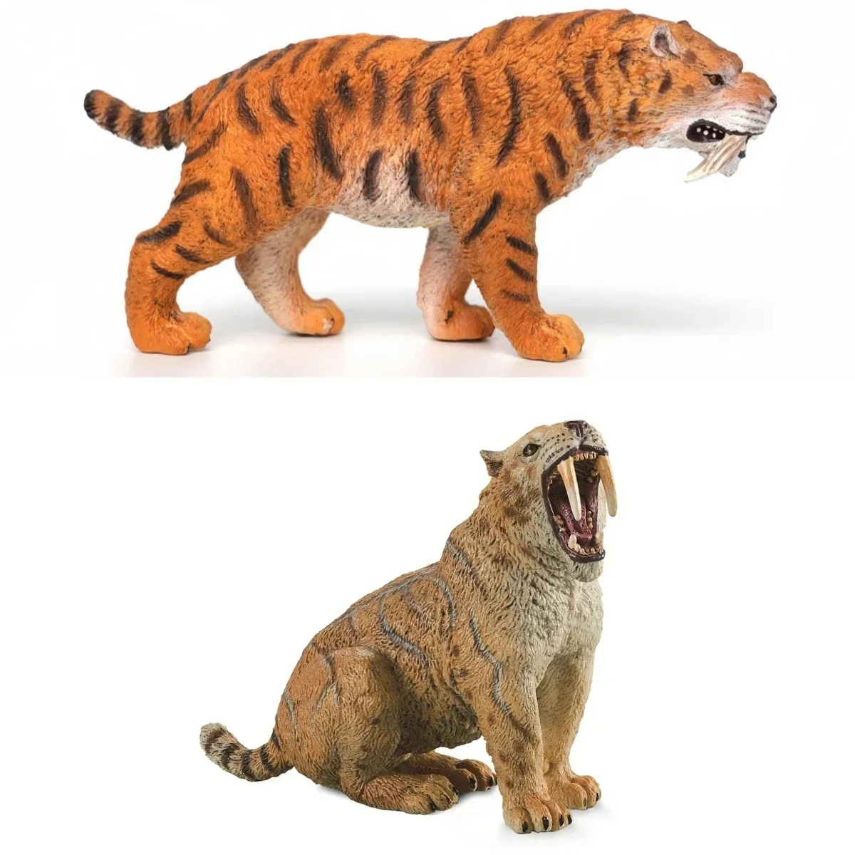 TNG-Machairodus-Smilodon-Model-Realistic-Saber-toothed-Tiger-Animal ...