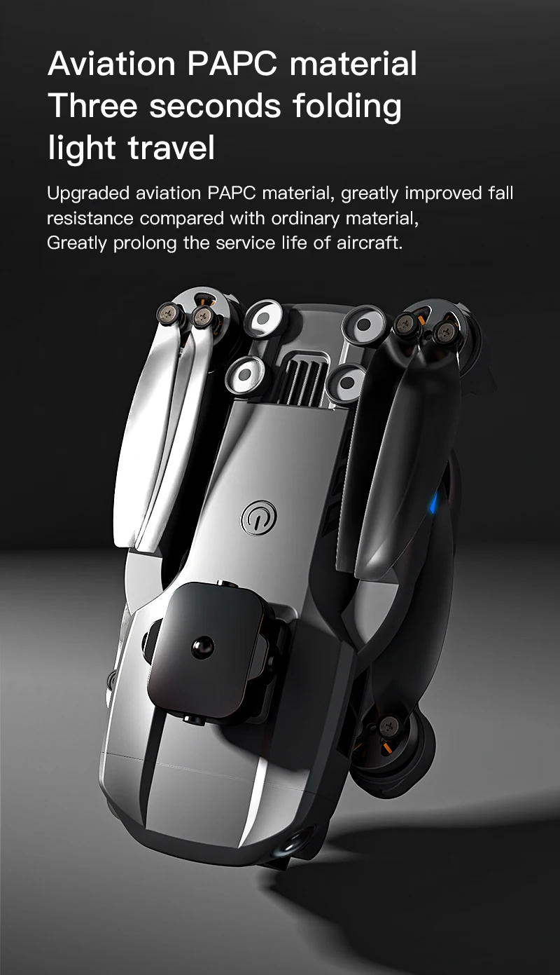 2023 New Genai H9 Obstacle Avoidance 360°Drone Dual HD Camera ...