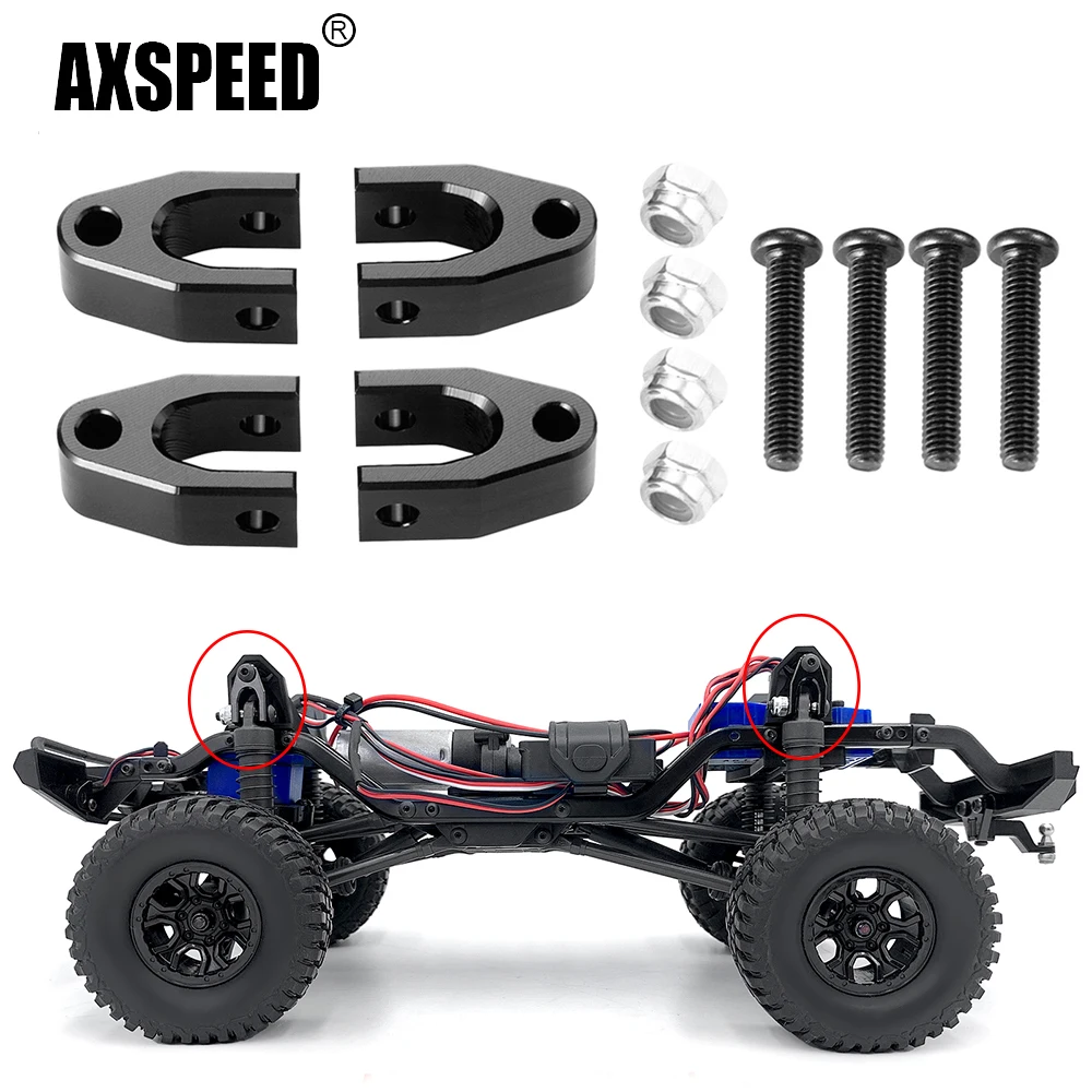 AXSPEED-TRX4M-Aluminum-Alloy-Front-Rear-Heightened-Shock-Towers-Mount-for-TRX-4M-Bronco-Defender ...