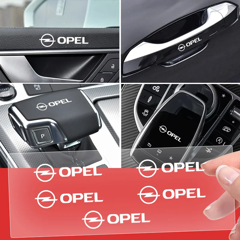 5/10pcs Car Interior Sticker Central control Decals Emblem Badge Car ...