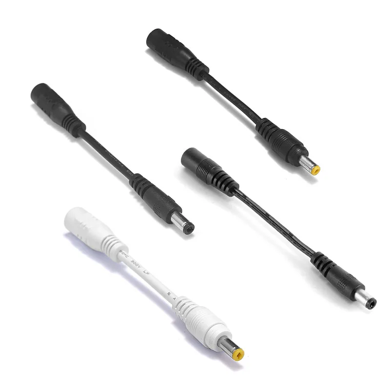 1PCS DC Power Extension Cable 22/20AWG 5.5mm 2.1mm Male Female Jack ...