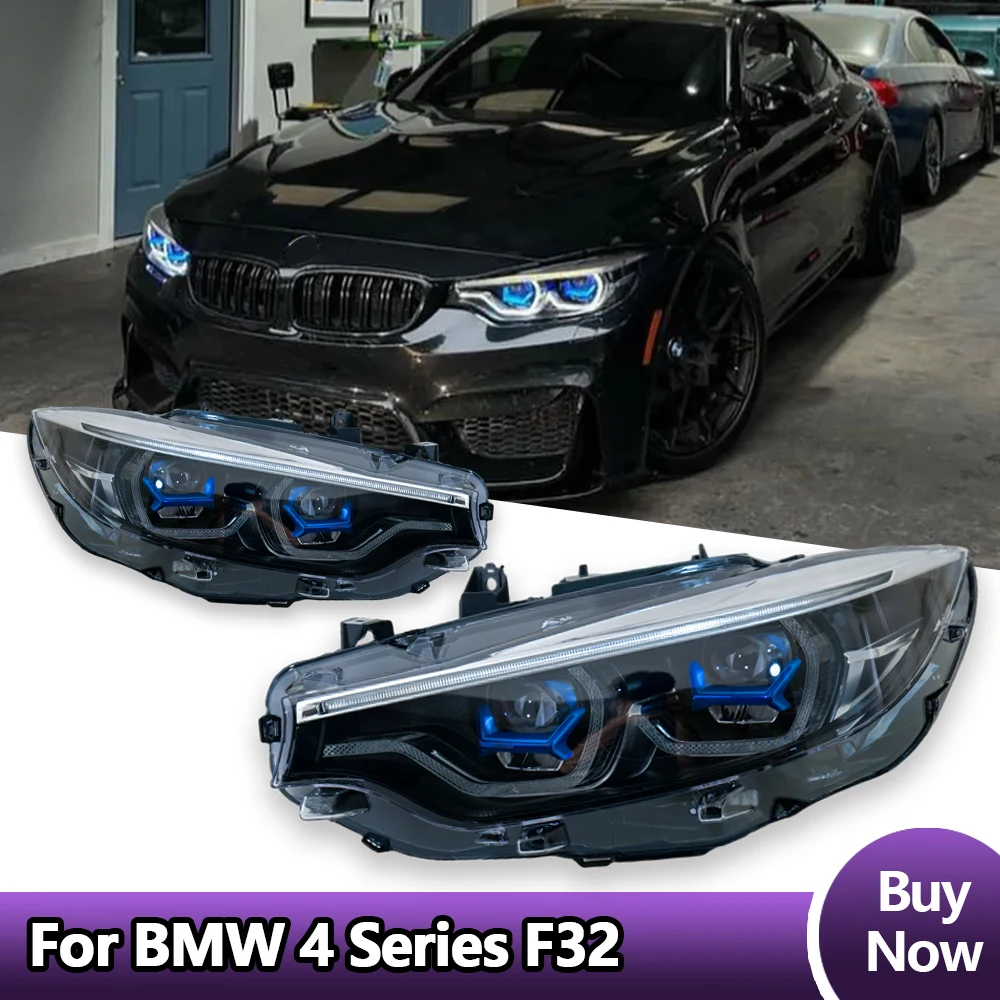Car Lights For BMW 4 Series F32 F36 Headlight 2013-2019 LED Projetor ...
