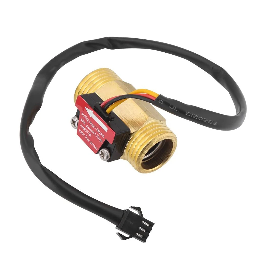 1-Piece-of-Yf-B1-Turbine-Water-Flow-Sensor-G1-2-Inch-Electromagnetic ...