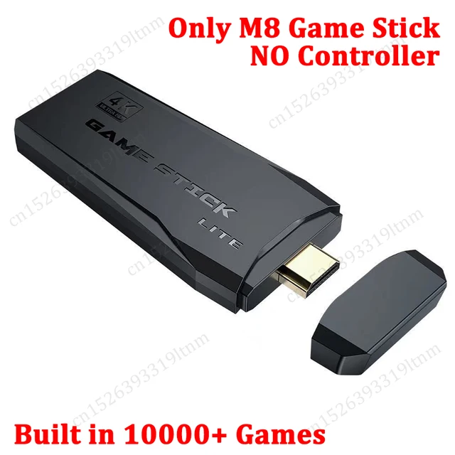 Video Game Console M8 Game Stick 4K 10000 Games M8 Plus Gamestick Retro ...