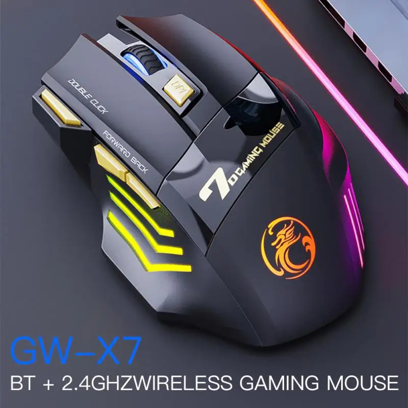 IMICE7-GW-X7-2-4G-Wireless-Mute-Mouse-3200-DPI-Colorful-Breathing-Light ...