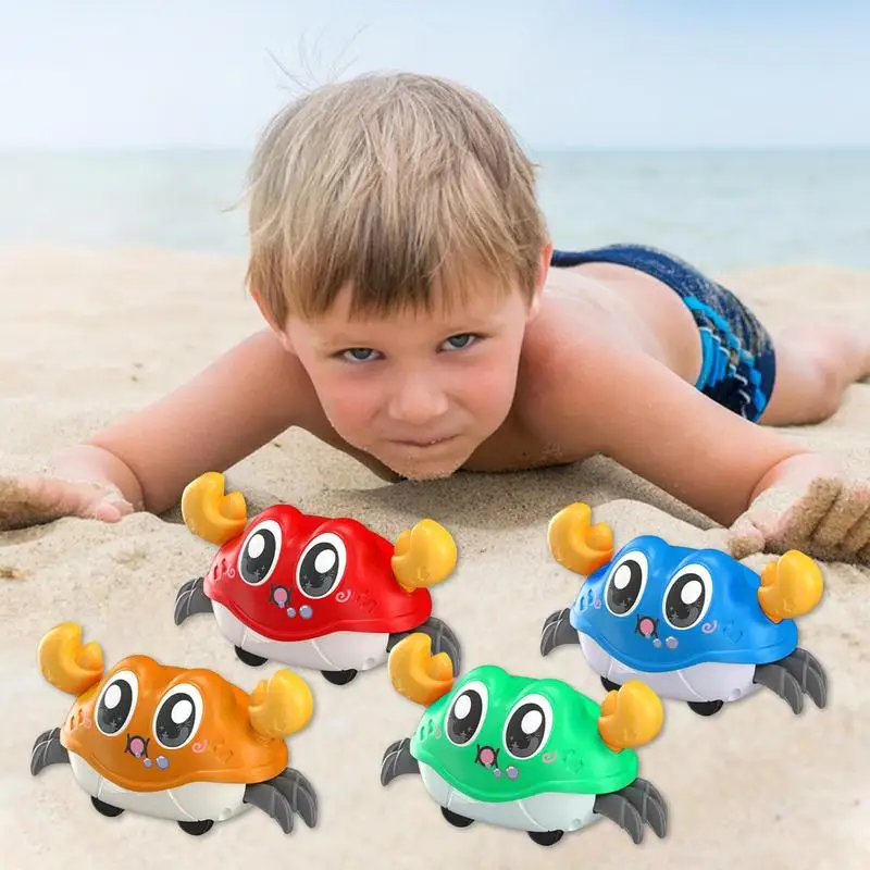 Toddlers-Sensing-Crawling-Crab-Baby-Crawling-Crab-Infant-Tummy-Time-Toy ...