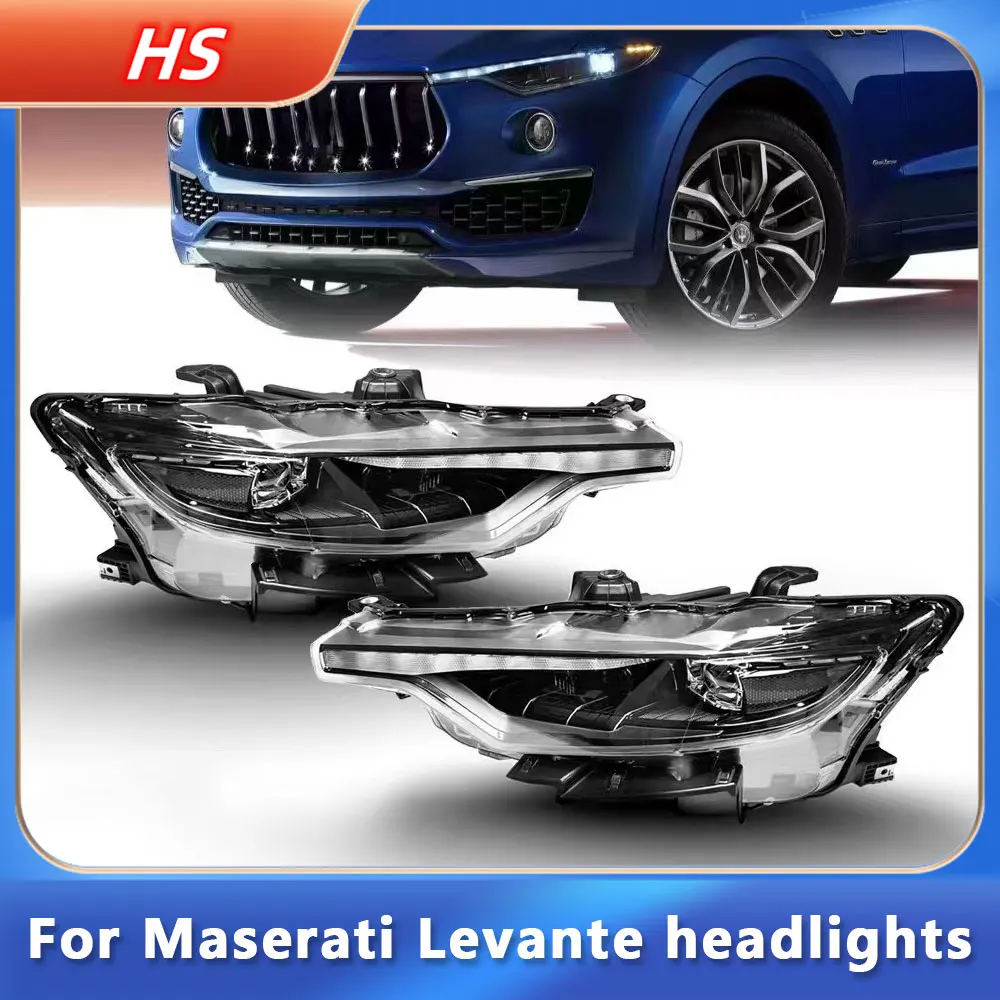 Headlight-Assembly-For-Maserati-Levante-Modified-with-High-LED-Matrix ...
