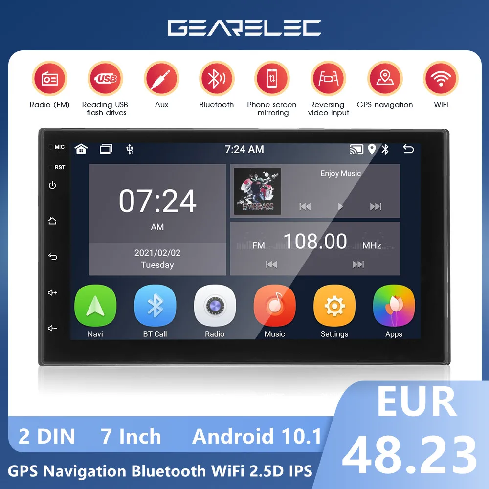 2-DIN-7-Inch-Android-10-1-Multimedia-Player-GPS-Navigation-Bluetooth ...
