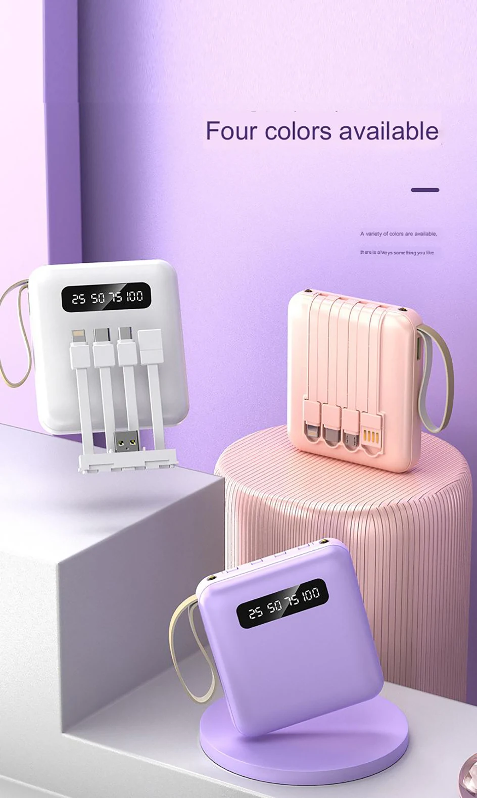 Mini Power Bank avec affichage numérique
