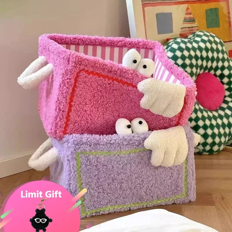 Funny-Storage-Basket-with-Handles-Organizer-Box-for-Clothing-Toys ...