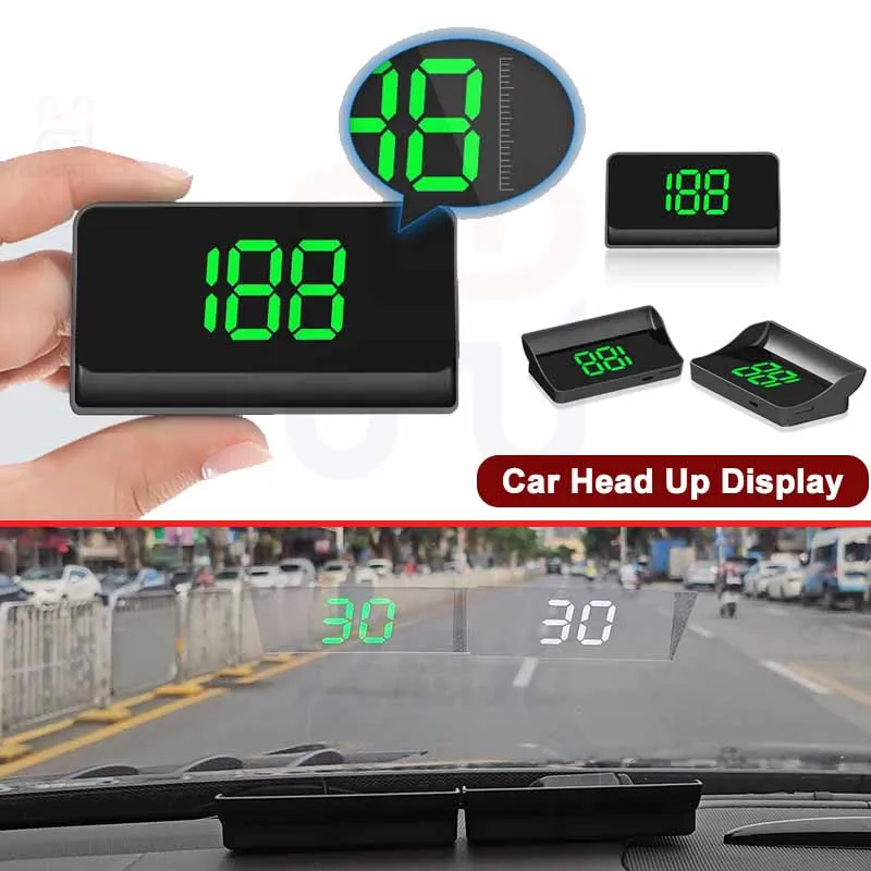 Car-Head-Up-Display-GPS-HUD-Digital-Speedometer-Plug-and-Play-for-All ...
