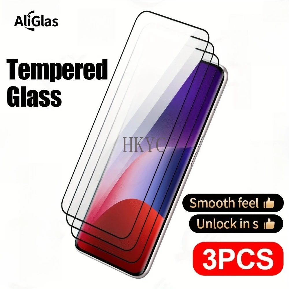 3pcs Glass Smartphone Screen Protector for Xiaomi 17 Promax Full Cover ...