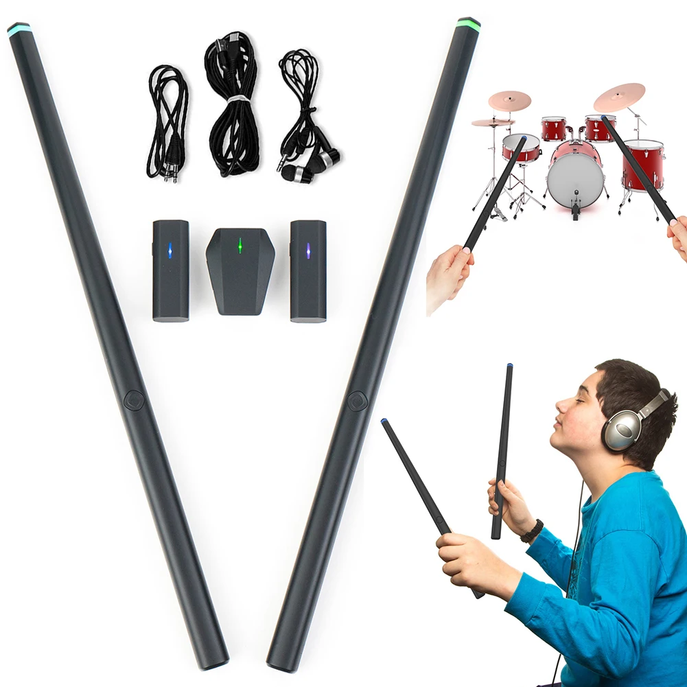 Drum-Digital-Air-Drumsticks-Eletr-nicos-Bateria-Virtual-Instrumentos ...