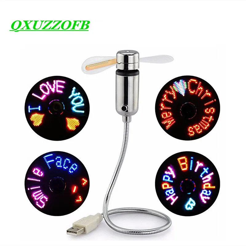 USB-Mini-Ego-Fans-Creative-Gift-With-RGB-LED-Light-Cool-Gadget-Custom ...