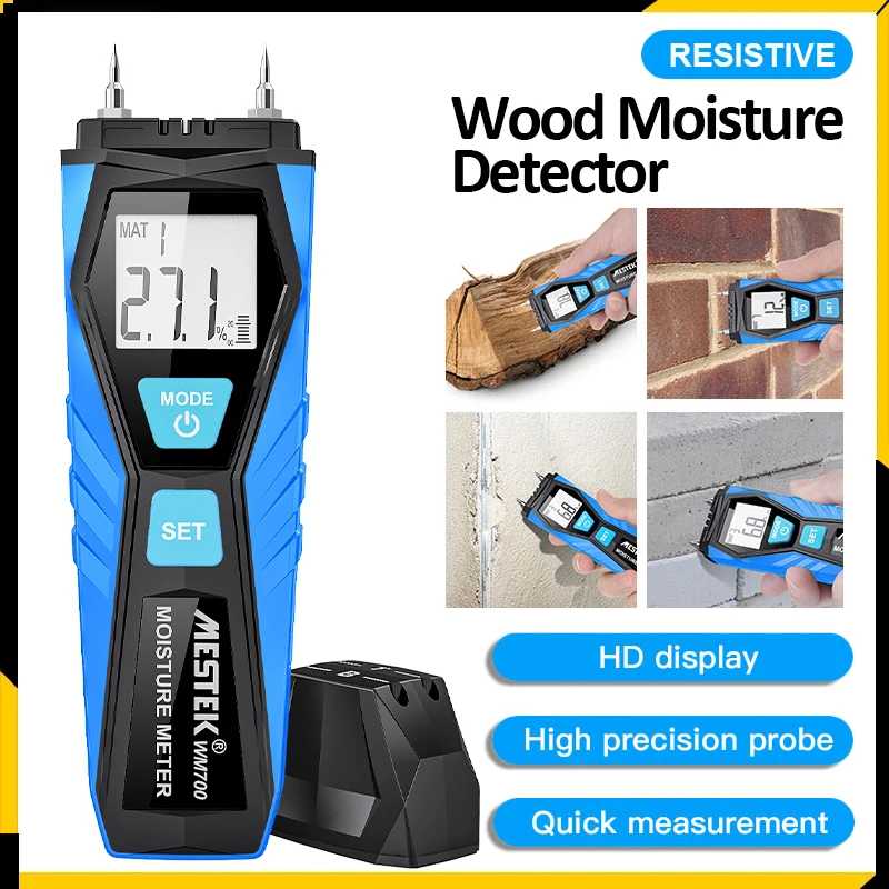 Digital-Wood-Moisture-Meter-Wall-Water-Tester-Humidity-Meter-Two-Pins ...