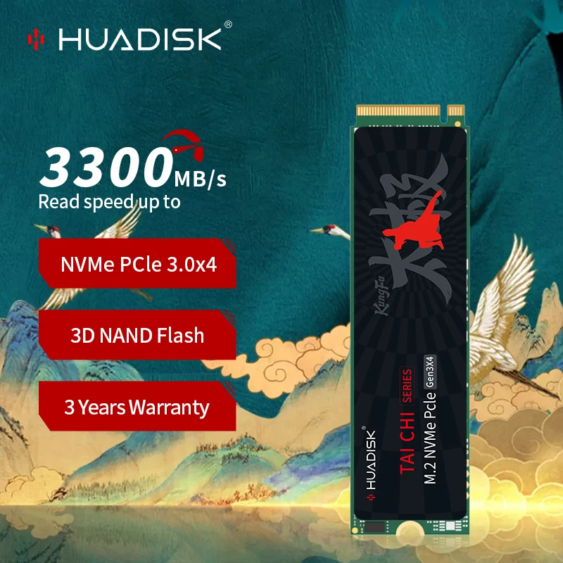 HUADISK-3300MB-s-SSD-NVMe-M-2-2280-with-Cache-512GB-256GB-Internal ...
