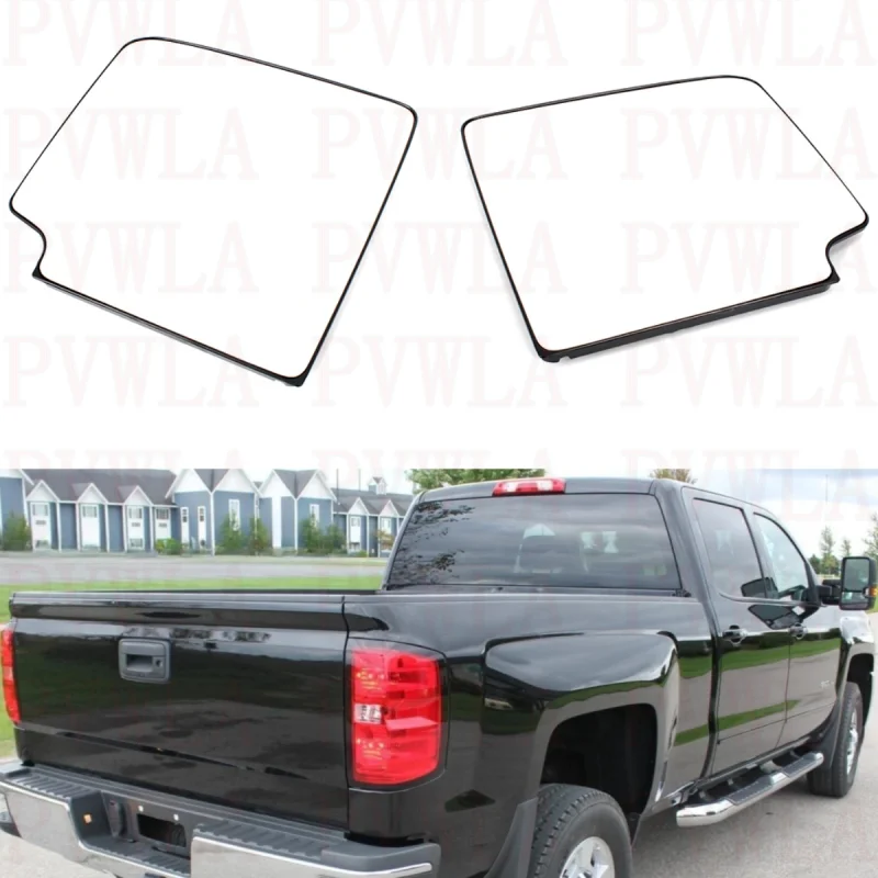 Upper Side Heated Mirror Glass 23444110 23444109 For Chevrolet Siverado ...