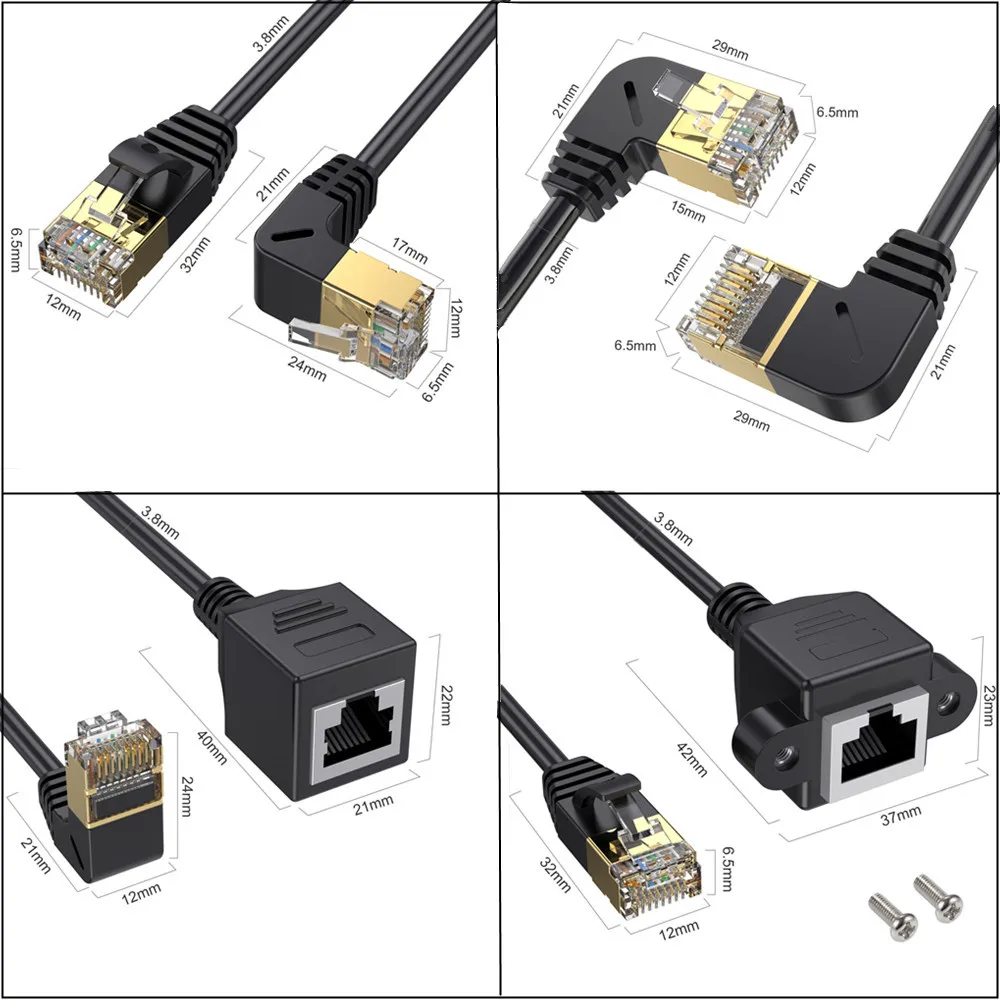 40Gbps-Cat-8-Ethernet-Extension-Cable-RJ45-Male-To-Female-RJ-45 ...