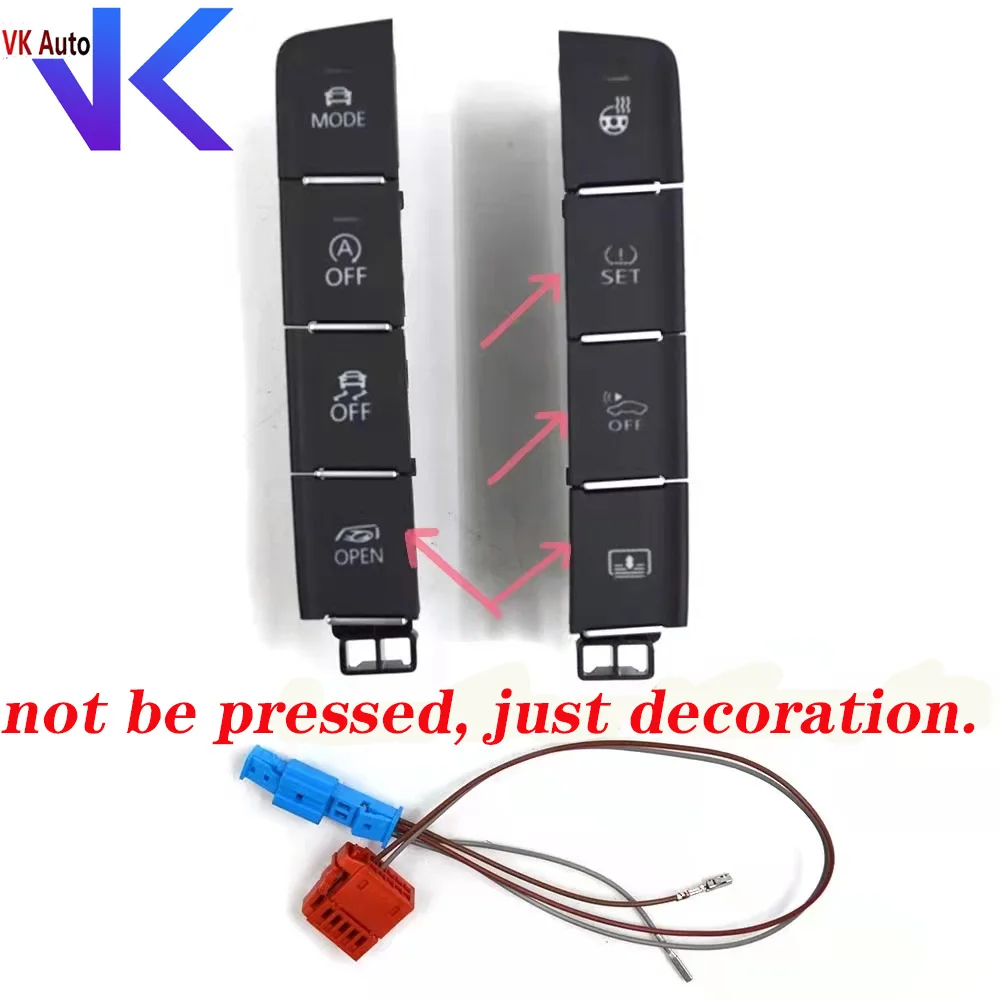 For-VW-Passat-B8-8-5-Arteon-central-switch-decorative-switch-3GD-927 ...