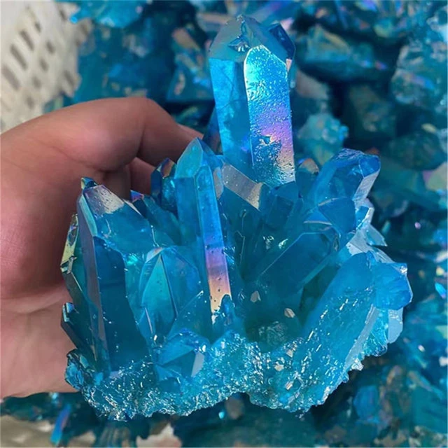 Blue Quartz Crystals