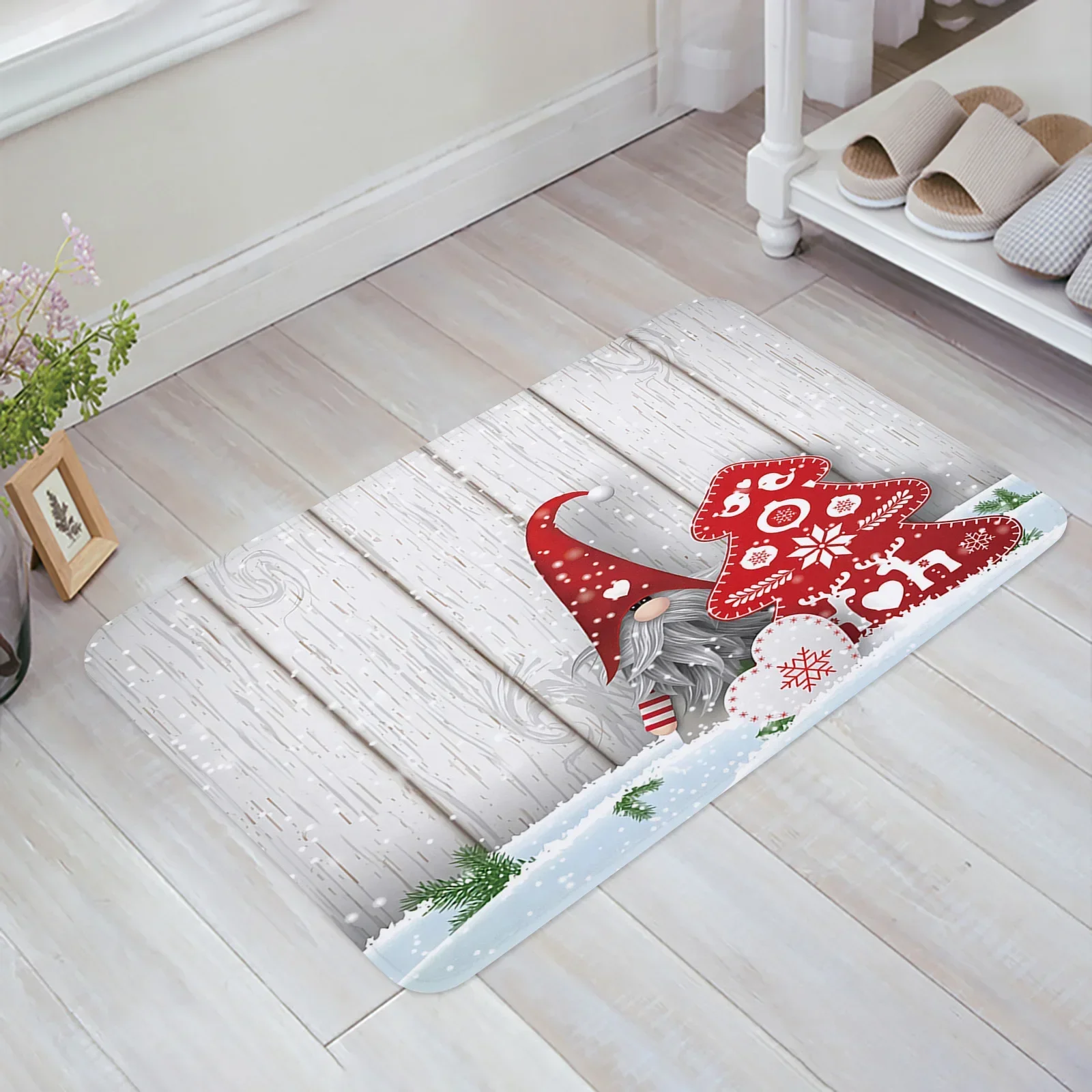 Christmas-Gnome-Wood-Grain-Snow-Doormat-Decorations-for-Home-Carpet ...