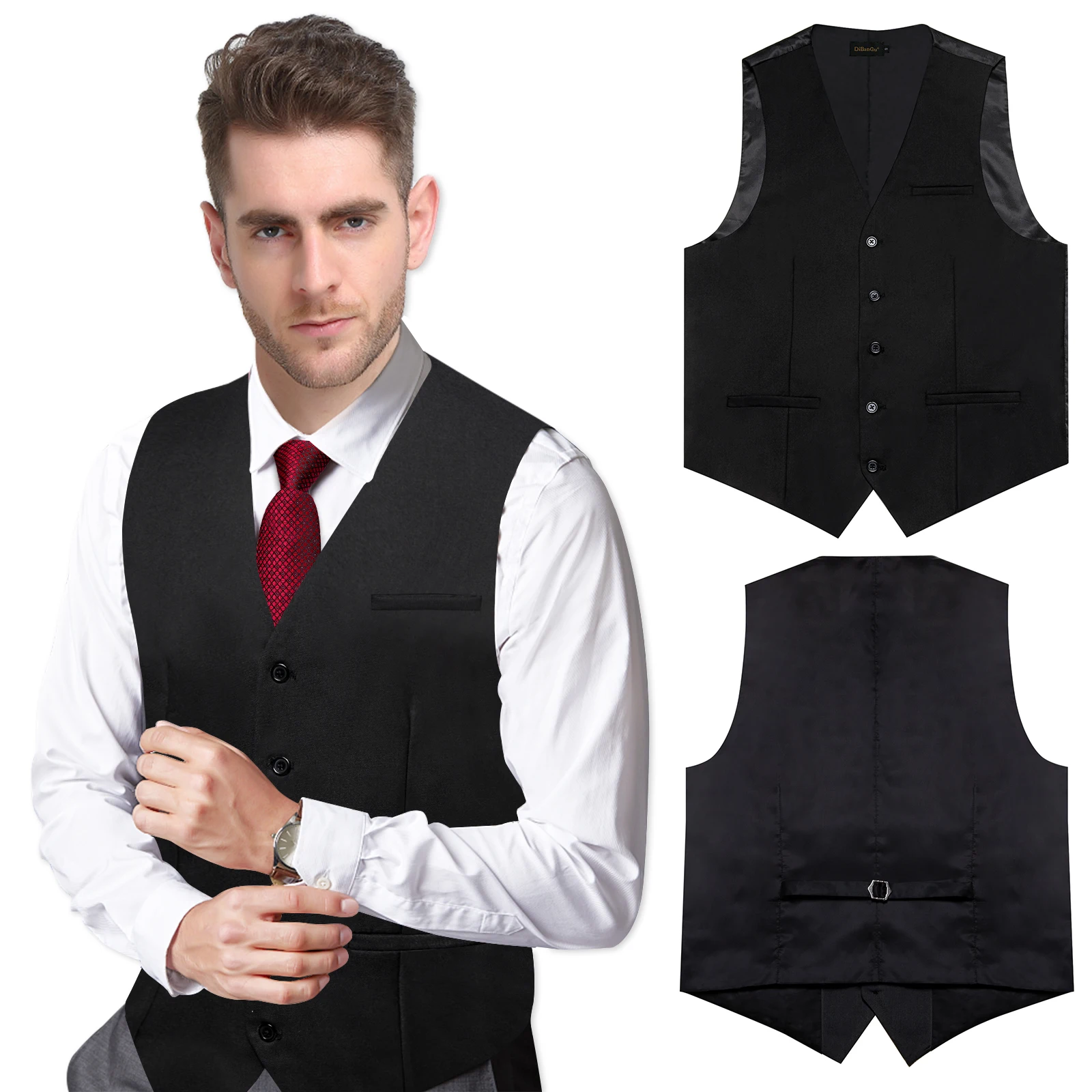Retro-Classic-Slim-Fit-Men-s-Vest-Dress-suit-for-Autumn-Winter-Shirt ...