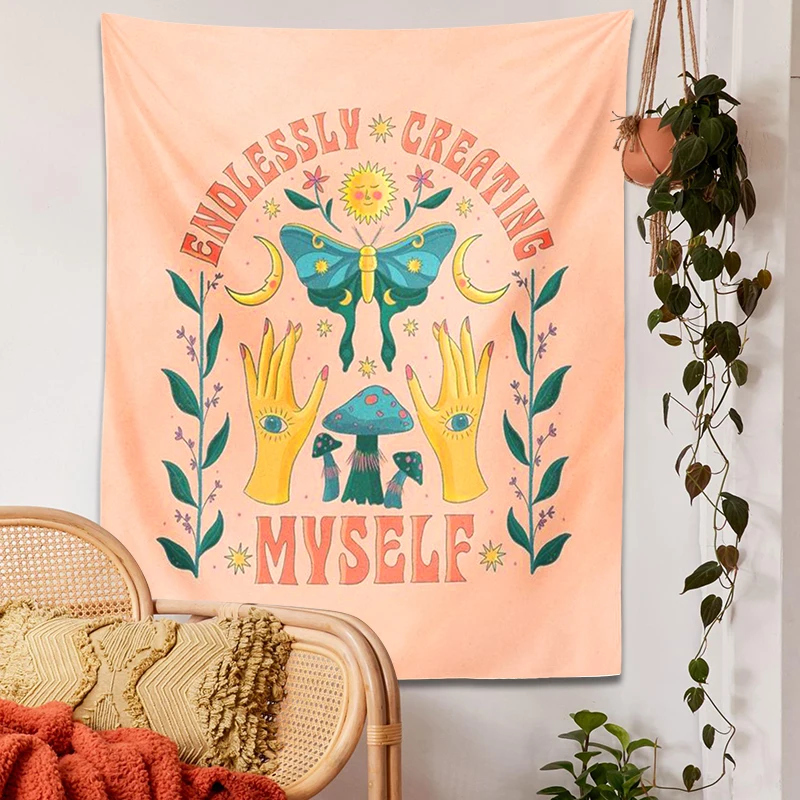 Tarot-Magic-Tapestry-Wall-Hanging-endlessly-creating-myself-sun-moon ...