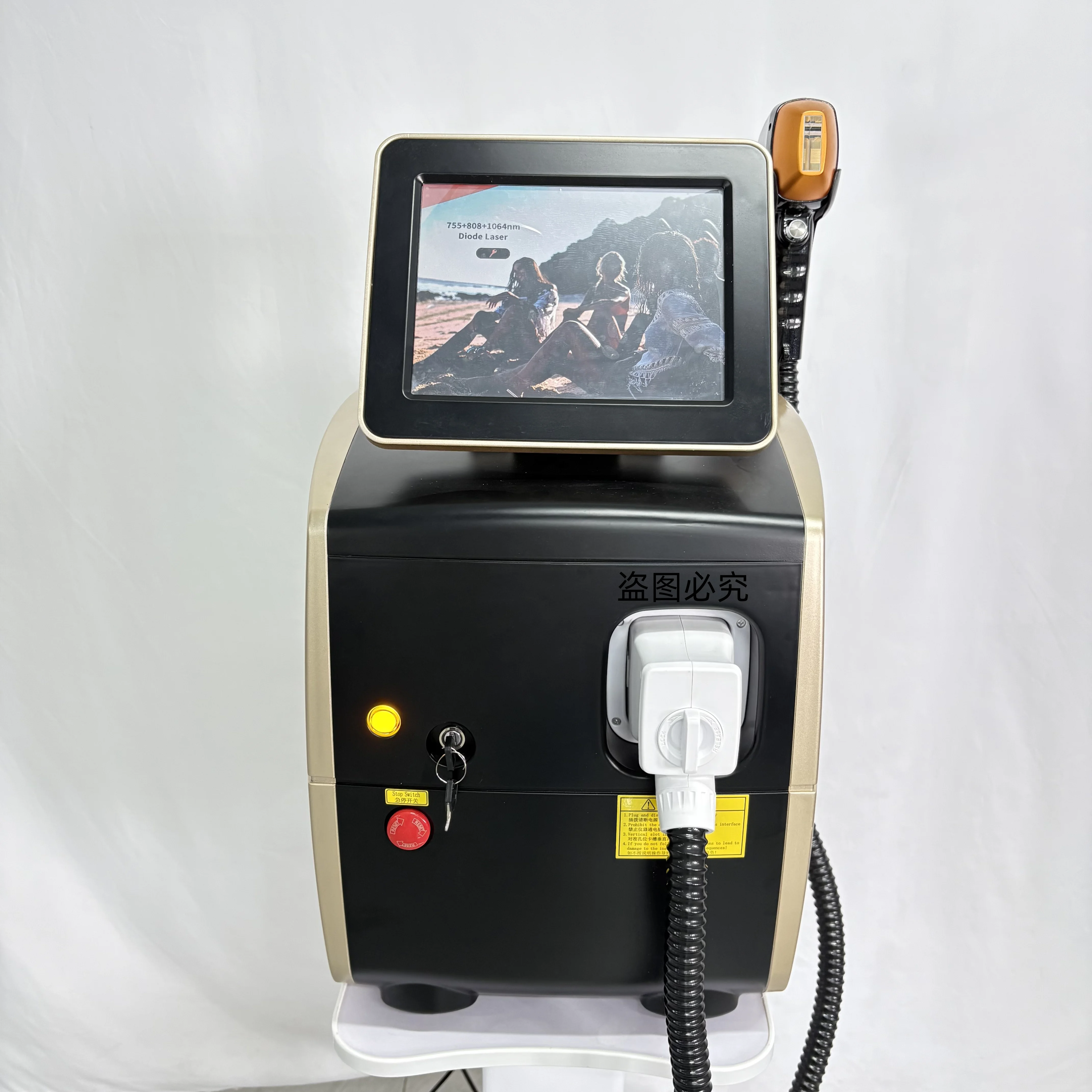 Professional 808nm Diode Laser Hair Removal Device with 3 Wavelengths ...