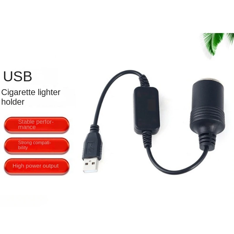 1pc-5V-2A-USB-To-12V-Cigarette-Lighter-Socket-USB-Male-to-Female ...