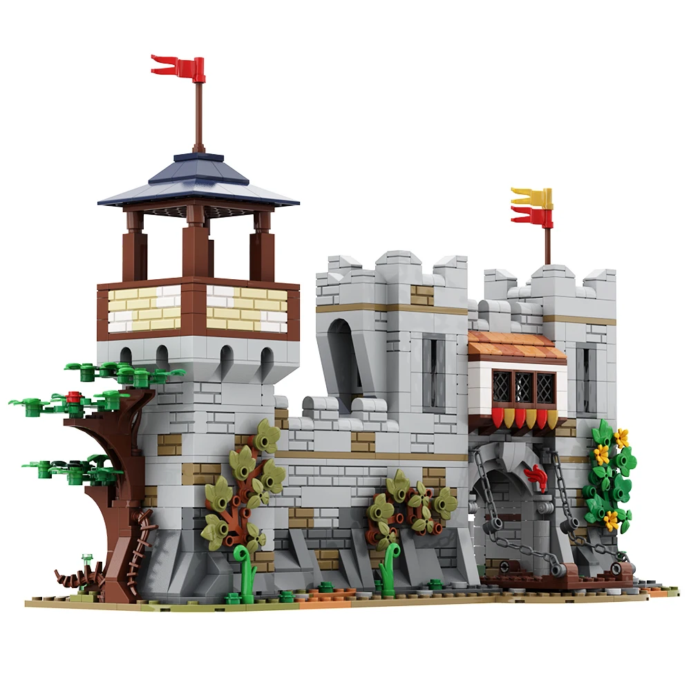 Gobricks-MOC-Small-Lion-Knights-Castle-Medieval-Architecture-Model ...