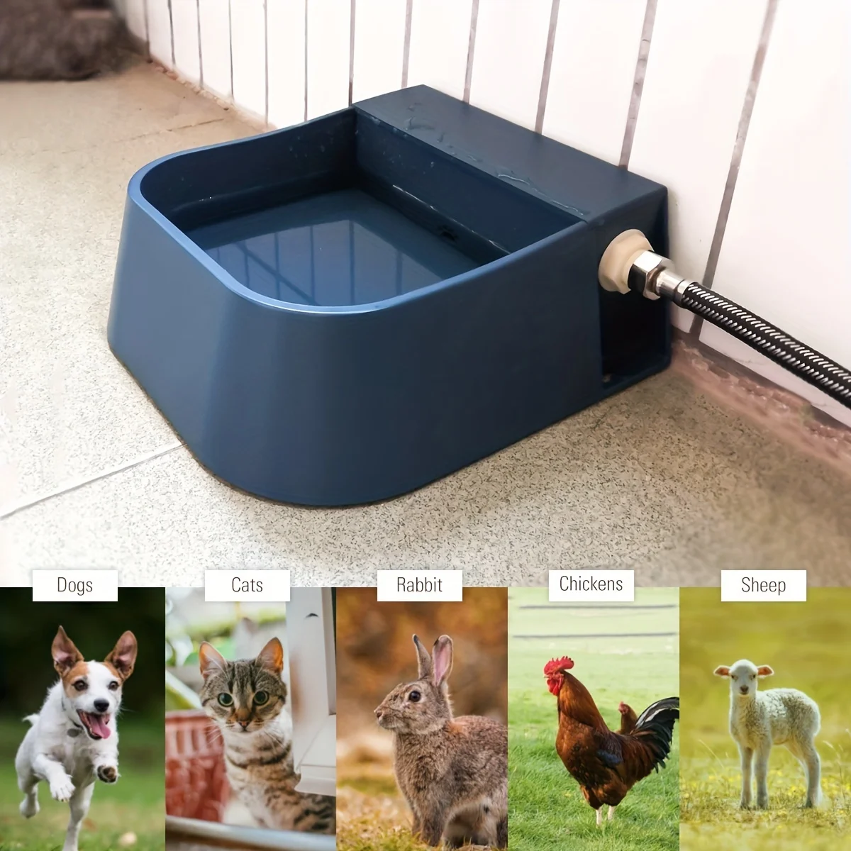 2L Automatic Pet Waterer - Convenient, Self-Filling, and Durable Water ...