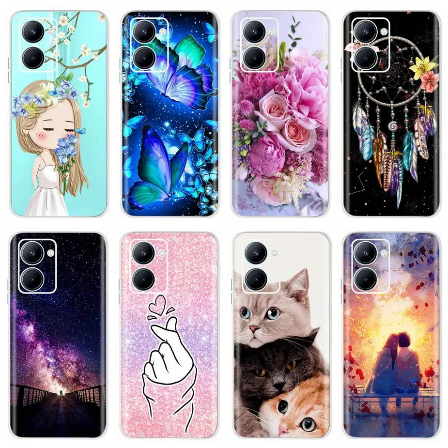 For Realme C33 Case Cute Painted Cover Soft Silicone Phone Case For ...
