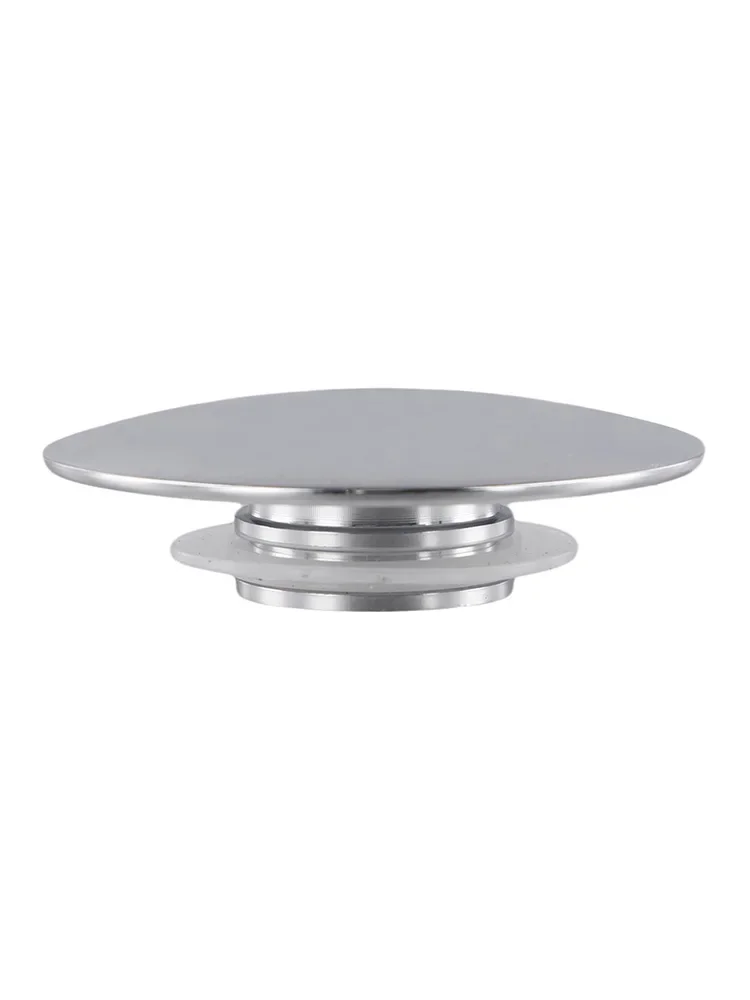 66mm-Silver-Chrome-Basin-Waste-Pop-Up-Sink-Plug-Cap-Click-Clack-Push ...