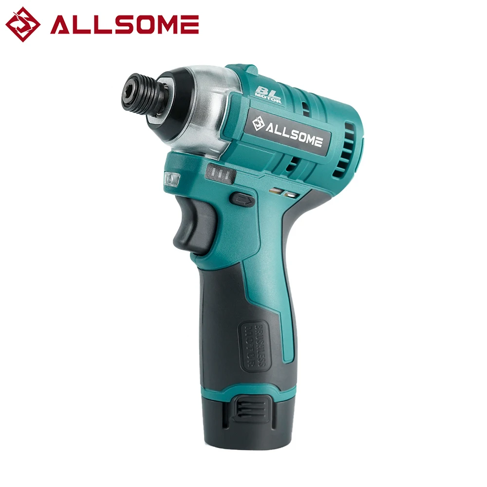 ALLSOME-12V-Brushless-Electric-Screwdriver-Drill-120N-m-Cordless-Impact ...