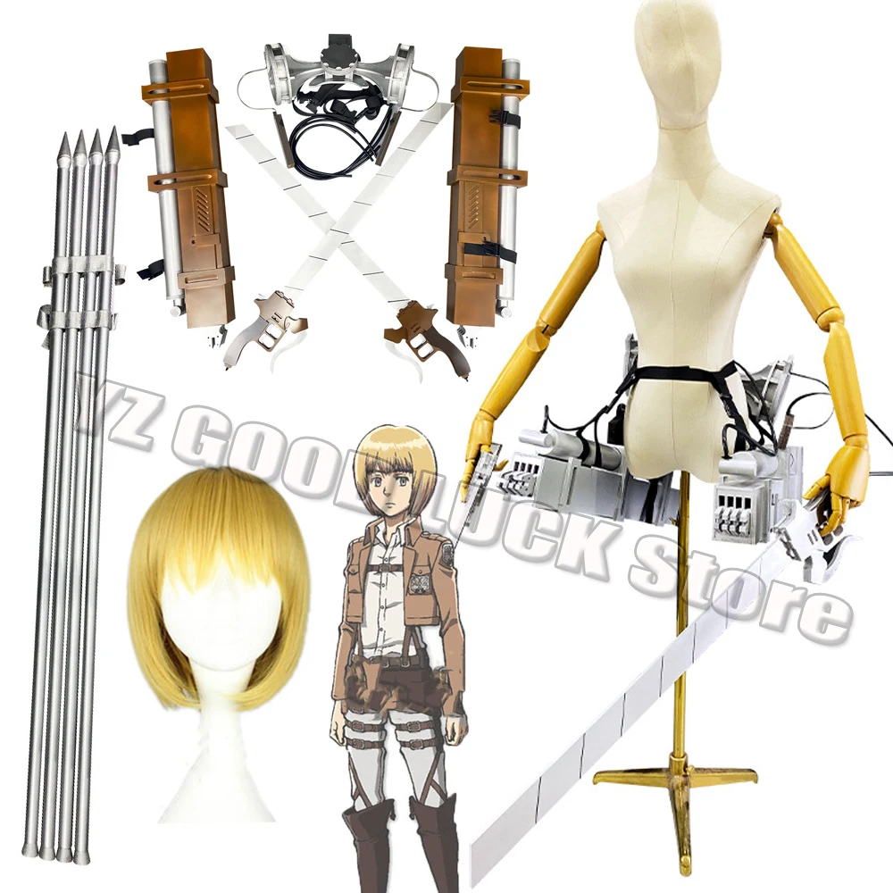 Anime Attack On Titan Cosplay Props Mikasa Levi Ackerman Halloween Toys ...