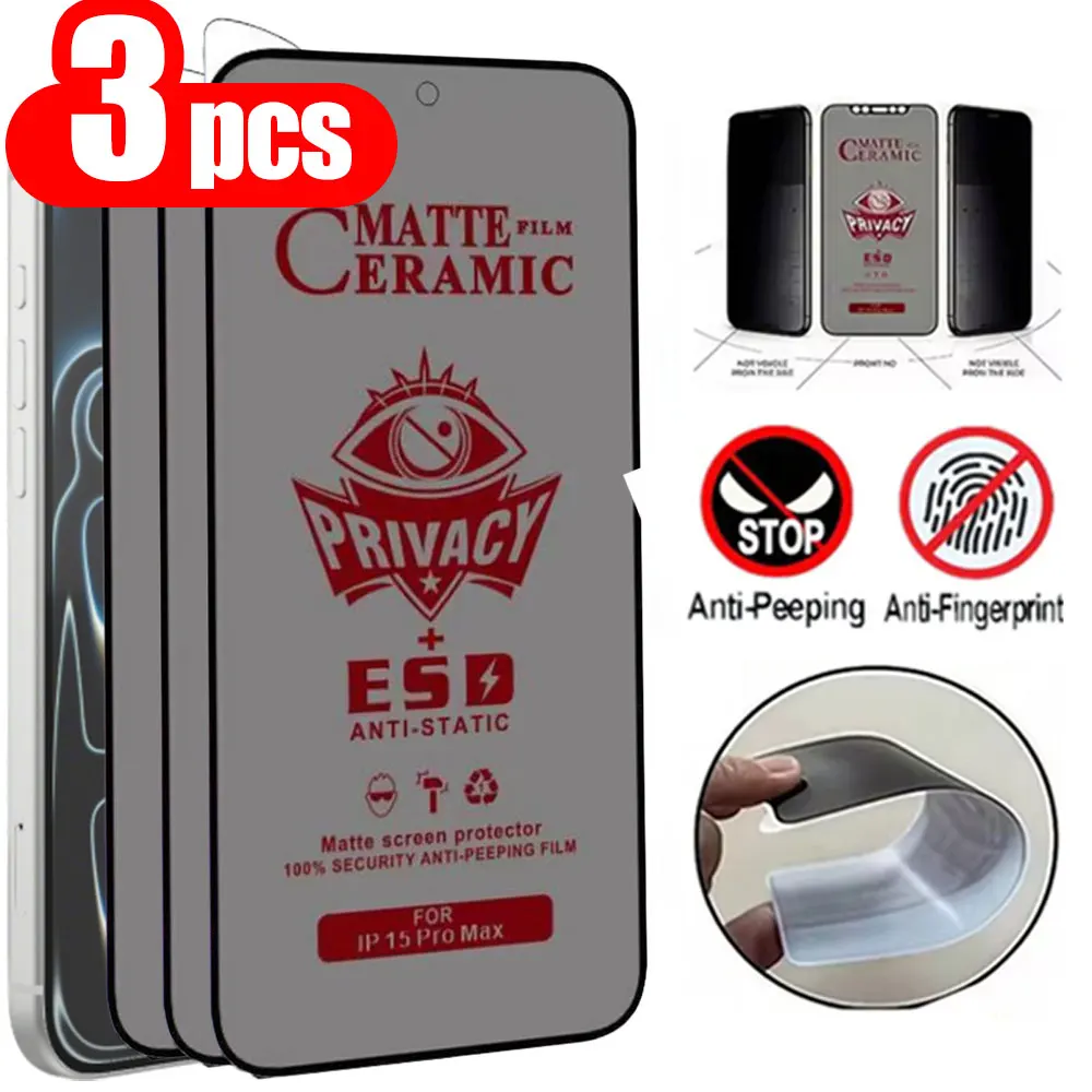 1-3PCS Matte Ceramic Privacy Screen Protector For Samsung A55 5G A56 ...
