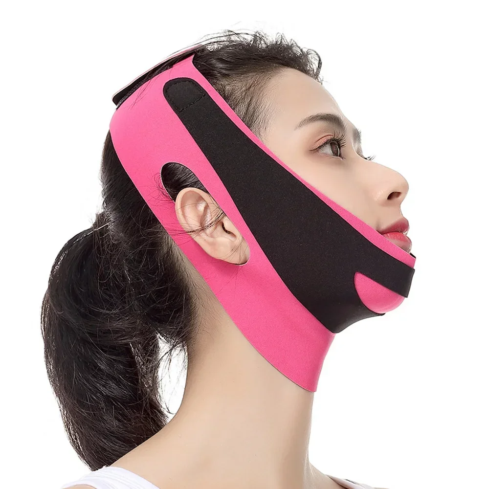 Double-deck-Face-Slimming-Bandage-Face-Lifting-Belt-V-Line-Face-Slimming-Strap-Double-Chin ...