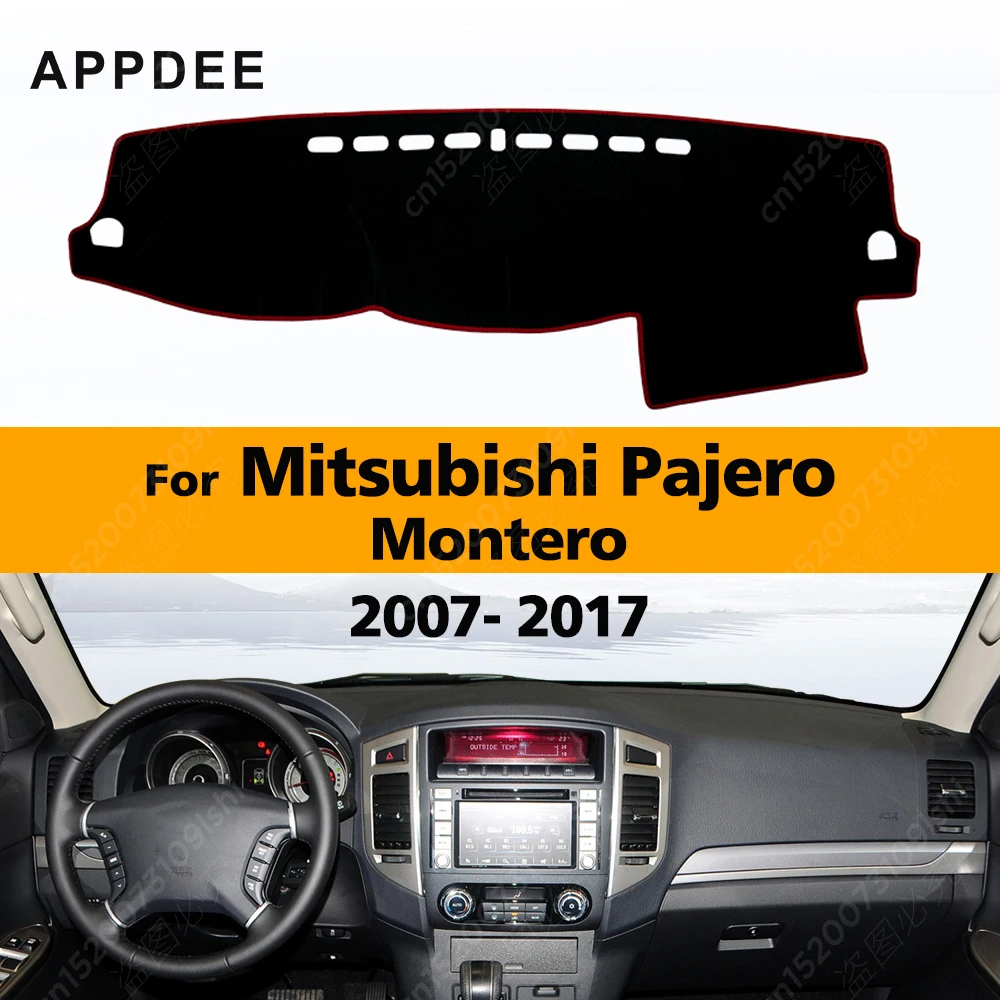 Car Dashboard Cover For Mitsubishi Pajero Montero 2007-2017 08 09 10 11 ...