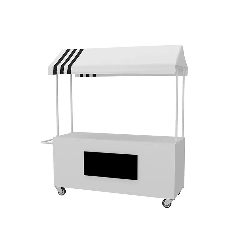 Iron-Flower-Car-Stall-Trolley-Display-Stand-Frosted-Blossom-Dining-Cart ...