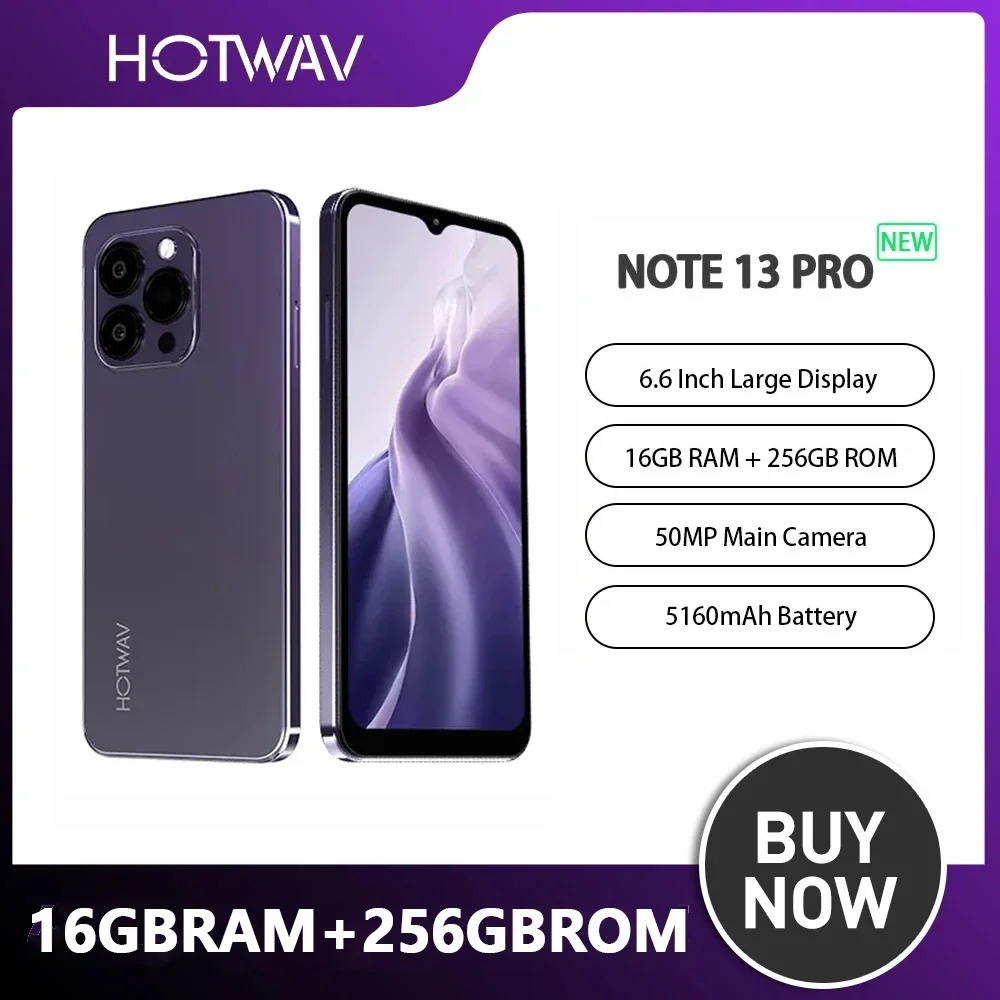 HOTWAV-Note-13-Pro-Smartphone-6-6-Inch-HD-90Hz-16GB-256GB-Mobile-Phone ...