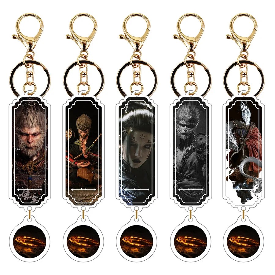 Black-Myth-Wukong-Acrylic-Keychain-Black-Myth-Game-Merchandise-Sun ...