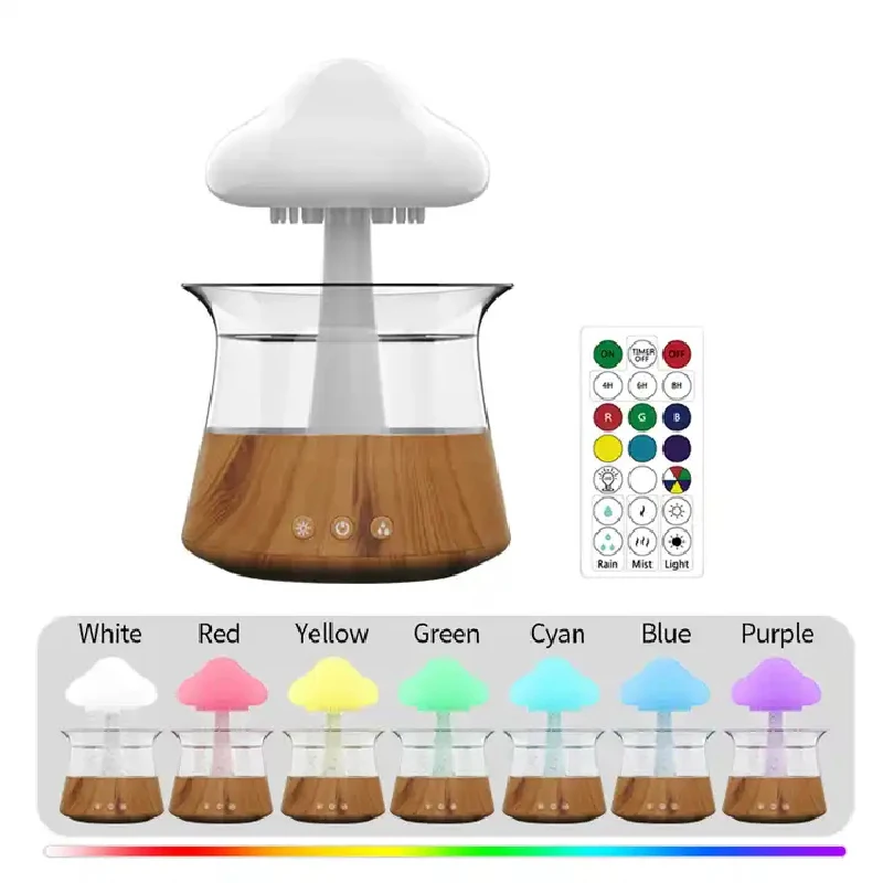 Rain-Cloud-Air-Humidifier-Essential-Oil-Diffuser-7-Color-LED-Aroma ...