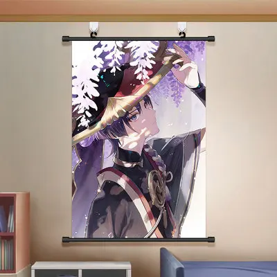 Anime-Genshin-Impact-Scaramouche-Print-Wall-Scroll-Poster-Wall-Art ...