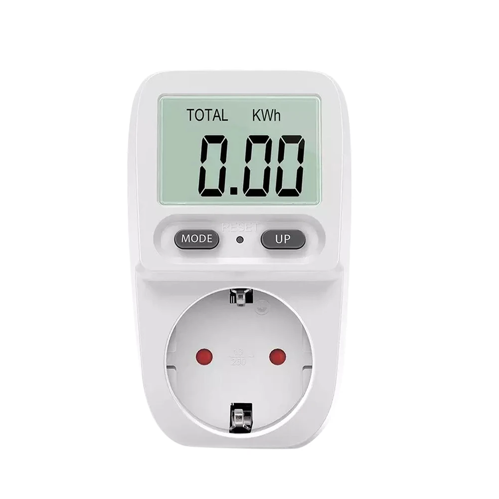 220V-AC-EU-Digital-LCD-Power-Meter-Wattmeter-Socket-Wattage-Kwh-Energy ...