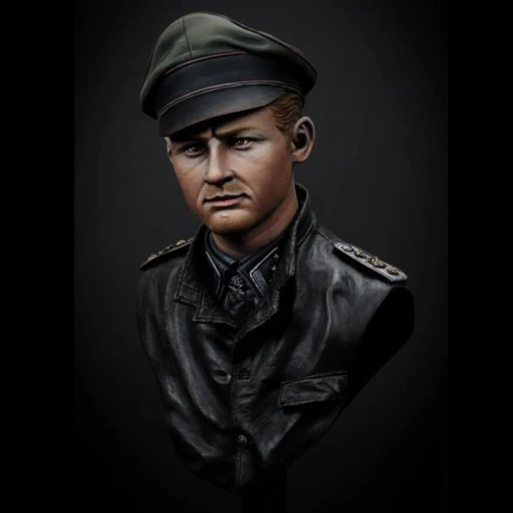 1/9 WWII officer, soldier, Resin Model figure Bust, GK, WW2 Military ...