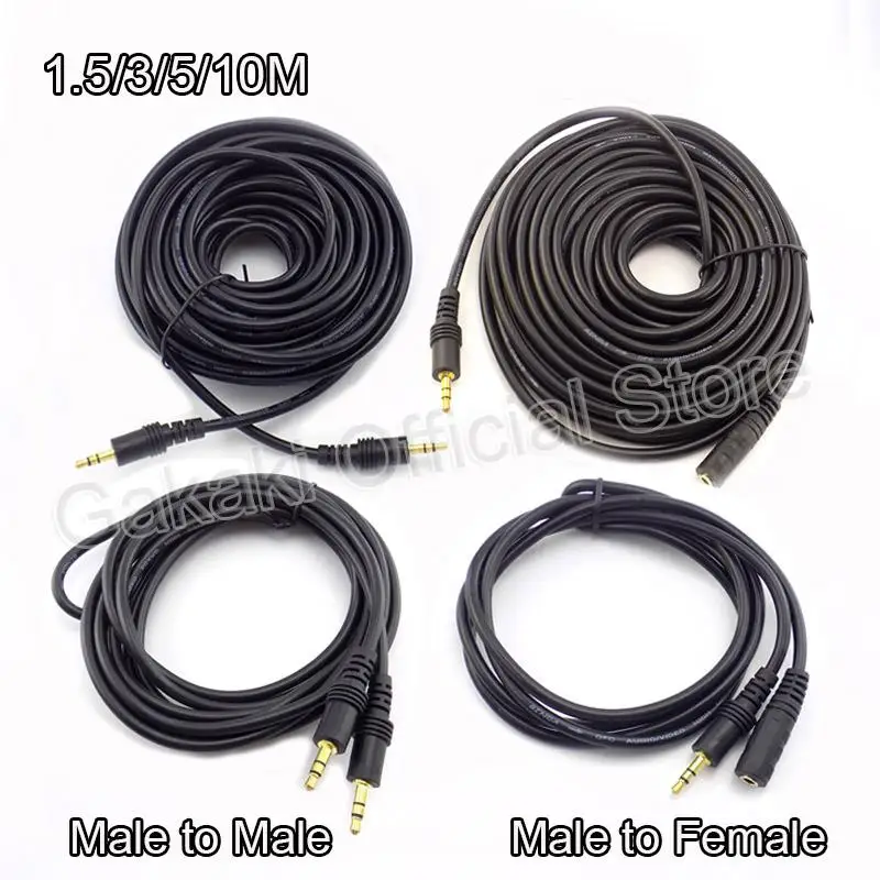 Cable-de-extensi-n-est-reo-macho-a-macho-conector-macho-a-hembra-de-1 ...