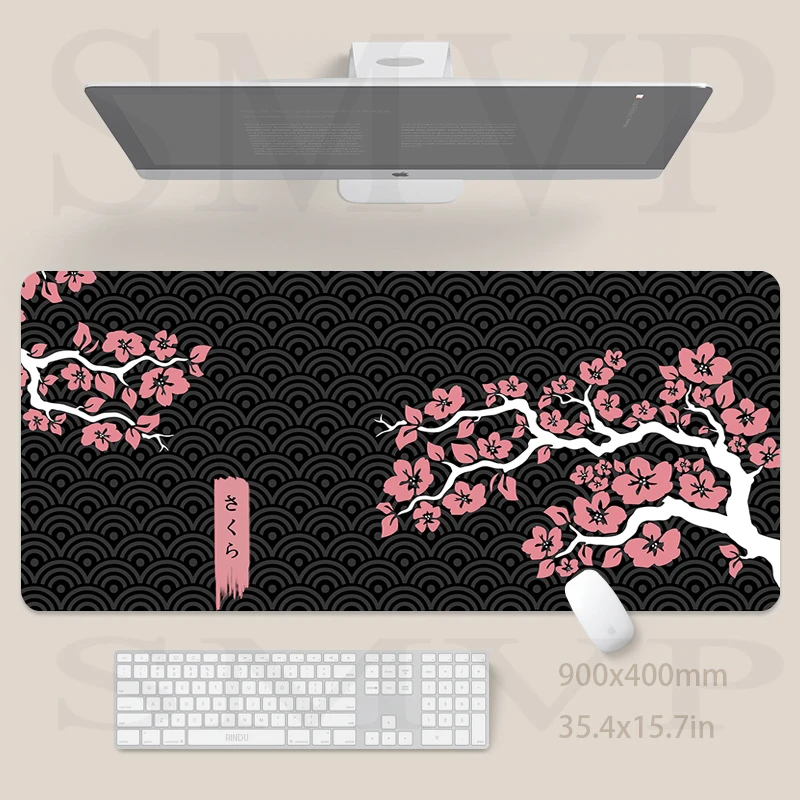 Gamer-Mousepad-Sakura-Mouse-Pad-Large-Mouse-Mat-Natural-Rubber-Table ...