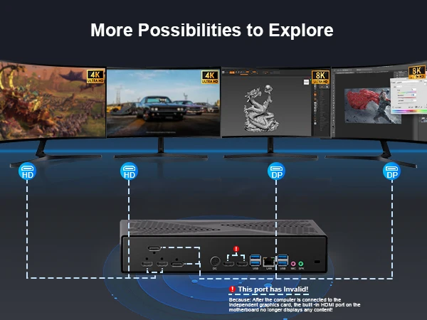 Специальный ПК Hystou Mini Gamer GT RTX 3050 GDDR6 Core i5 i7 13-го ...