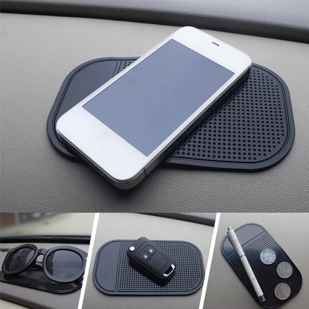 Car-Dashboard-Silicone-Anti-Slip-Pad-Phone-Storage-Holder-Car-Interior ...